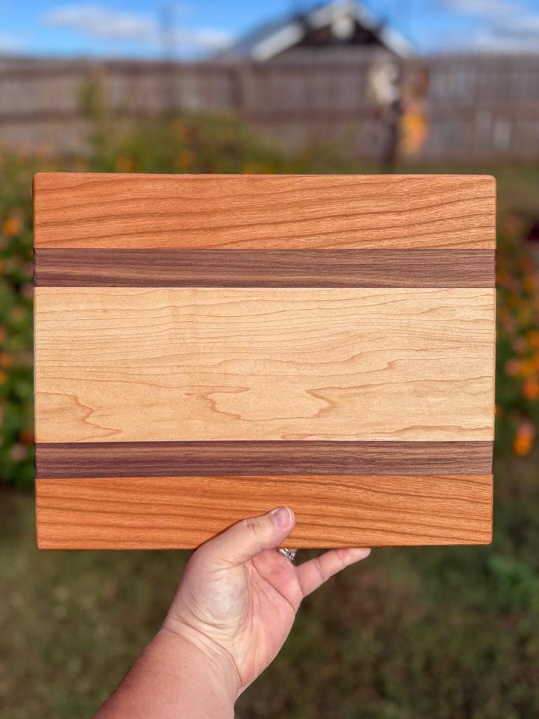 The Alpha & the Omega Hardwood Cutting Board - Etsy