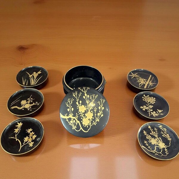 Lacquer Coasters - Etsy