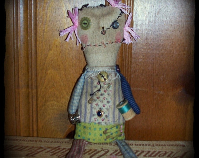 Doll Primitive Extreme Grungy Sewing Punk Uglee Art Doll Avril - Etsy