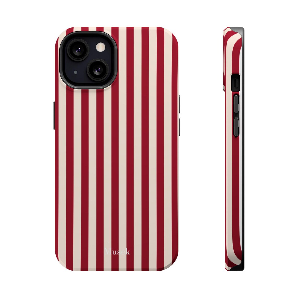 Striped Crimson and Rosewater Fall Magsafe iPhone Case - Etsy