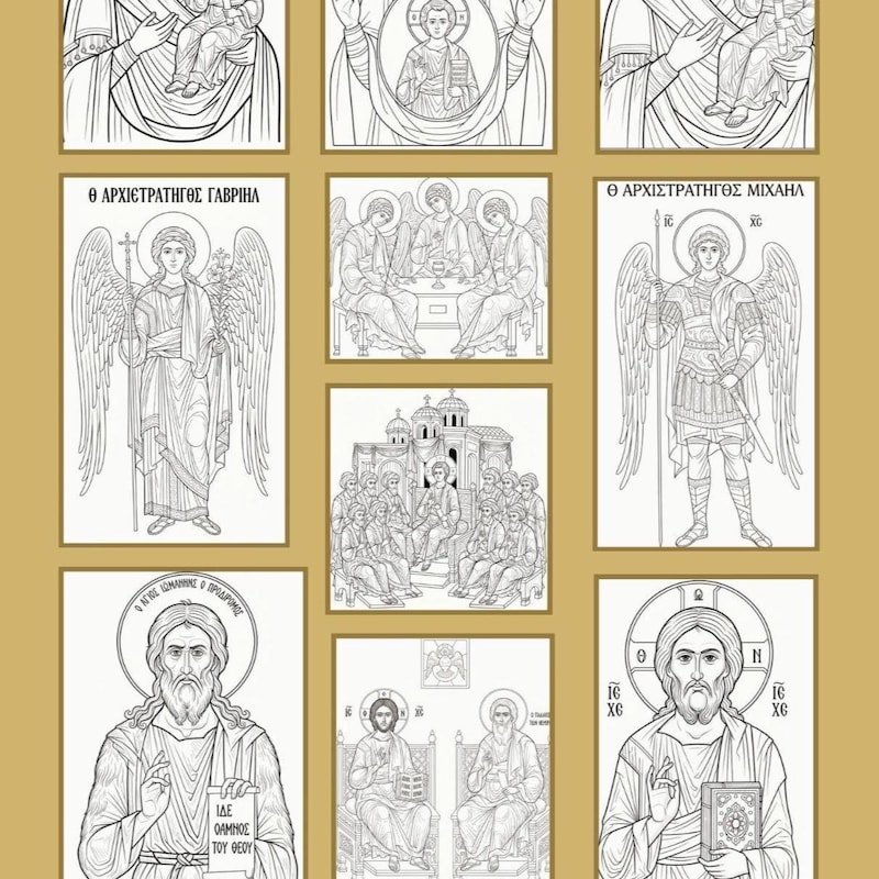 Orthodox Coloring Page - Etsy