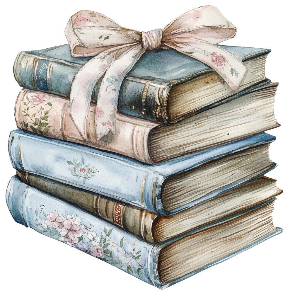 Shabby Chic Books Fabric Panel 22 - Etsy