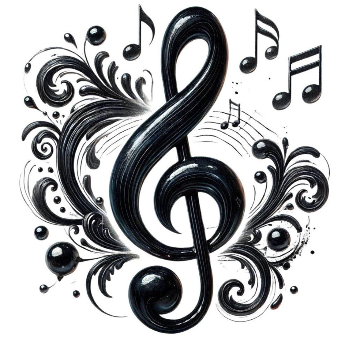 Musical Notes Fabric Panel 9 - Etsy