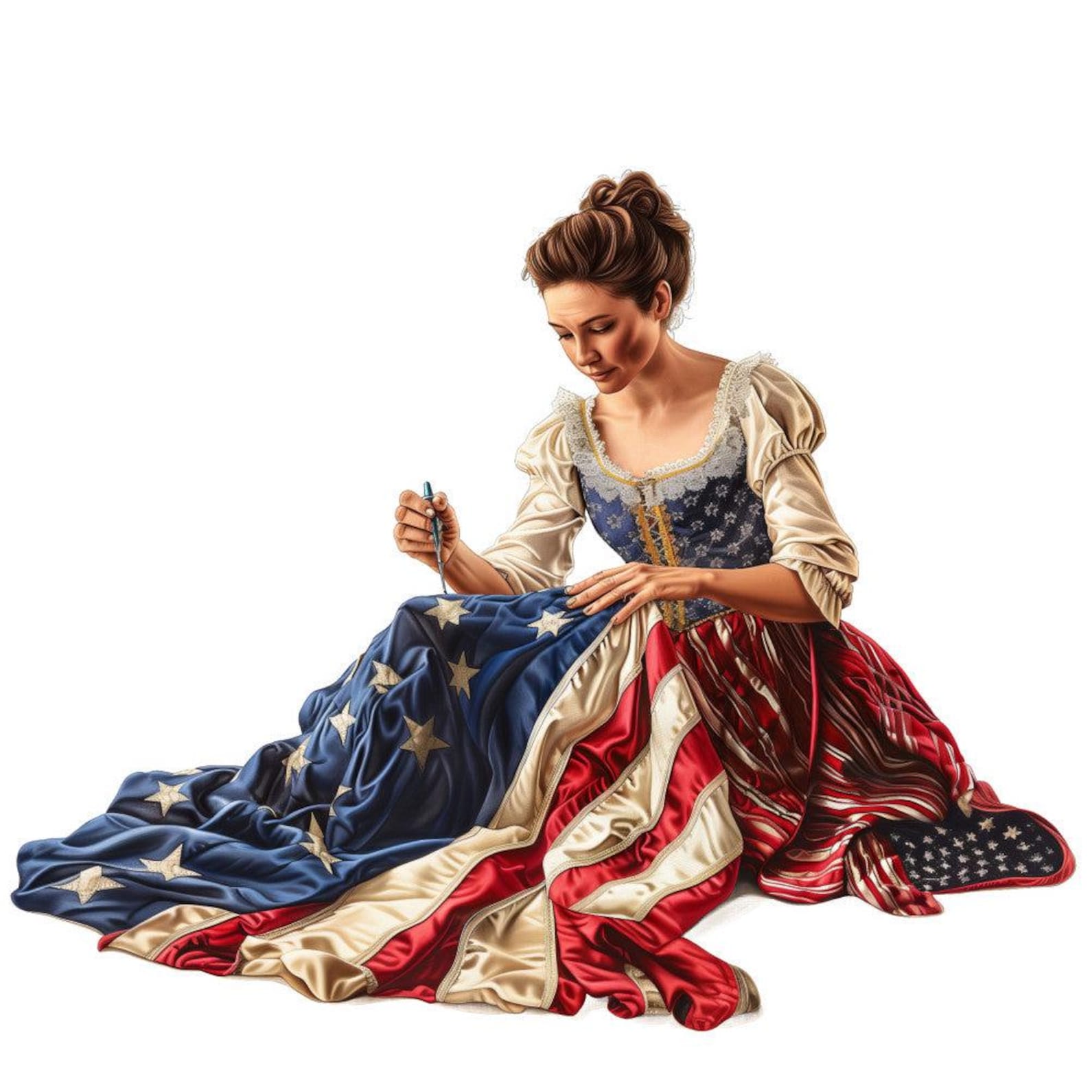 1776 Independence Day Fabric Panel 12 - Etsy