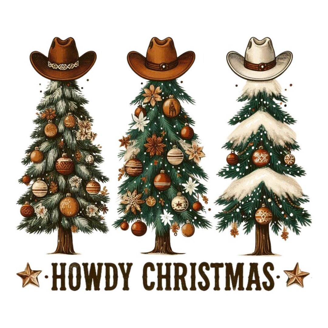 Howdy Christmas Fabric Panel 1 - Etsy