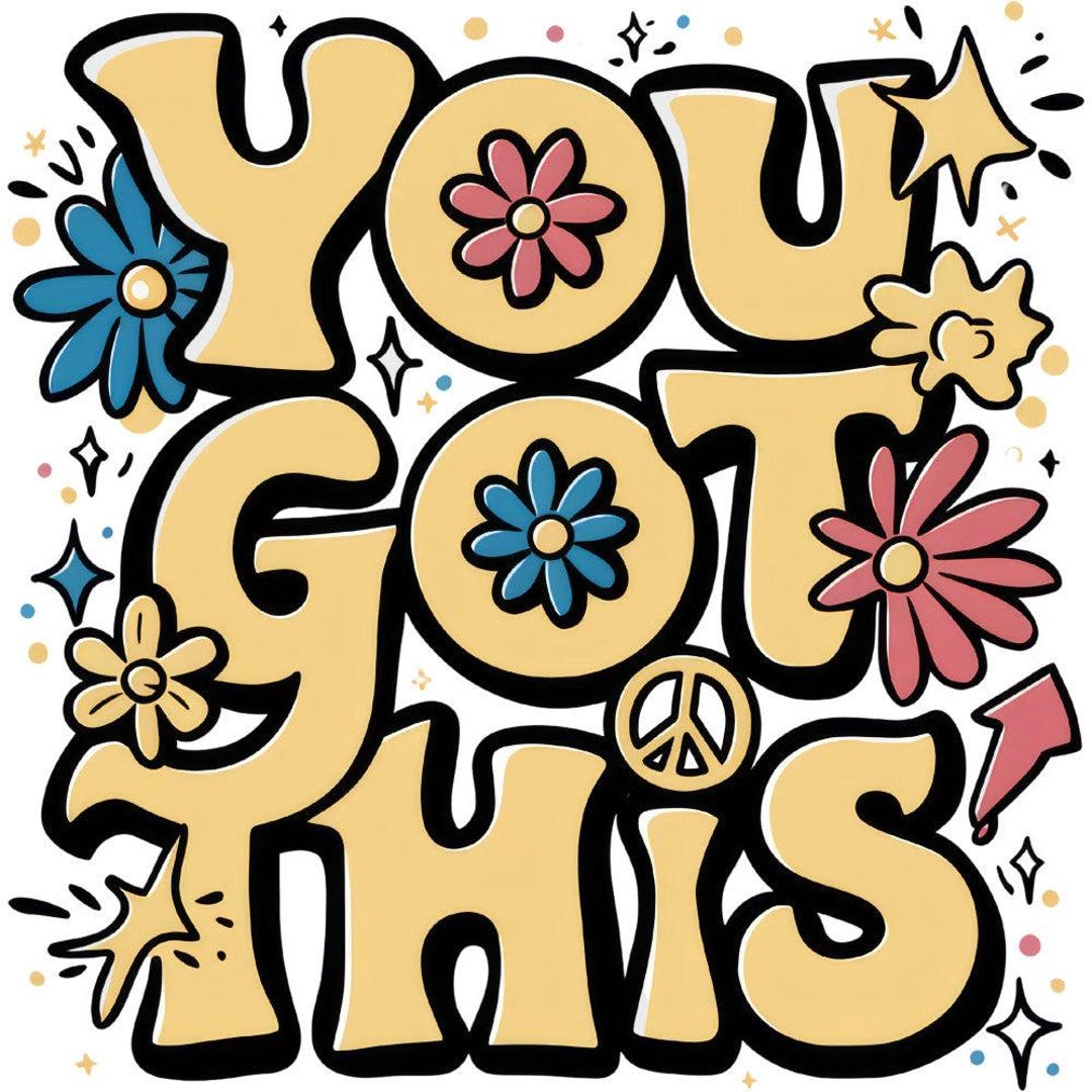 Positivity Quote Fabric Panel 20 - Etsy
