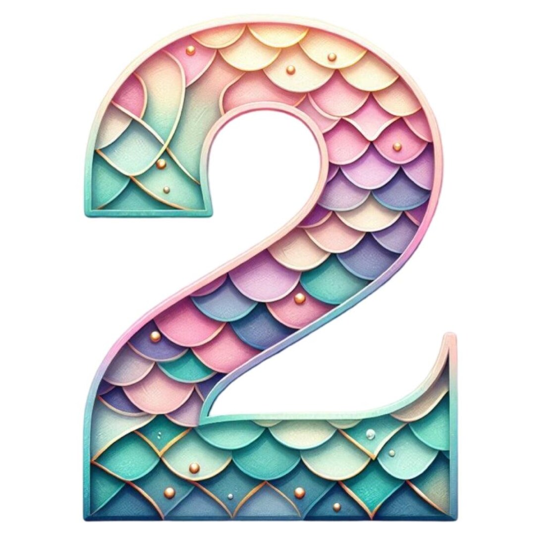 Mermaid Number 2 Fabric Panel - Etsy