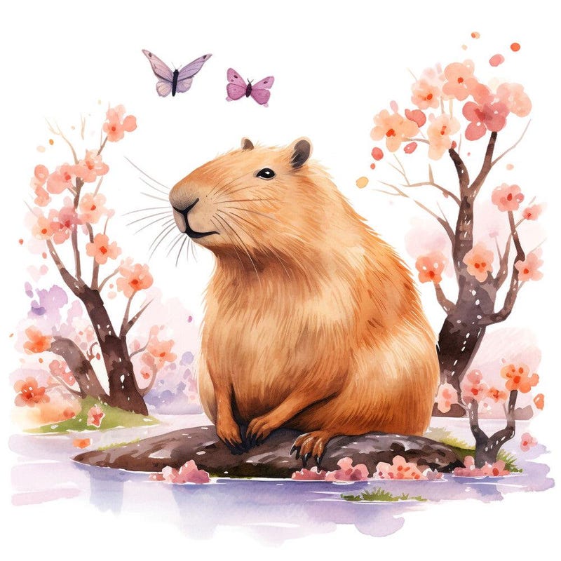 Capybara Fabric Panels - Etsy