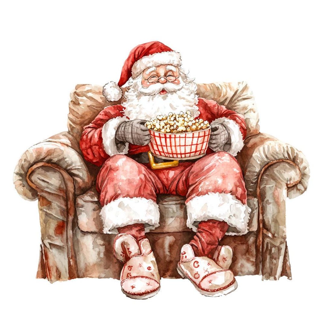 Santas Day off Fabric Panel 29 - Etsy