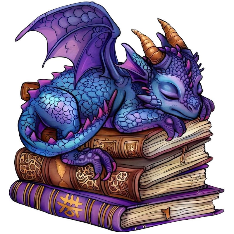Dragon Books Fabric - Etsy