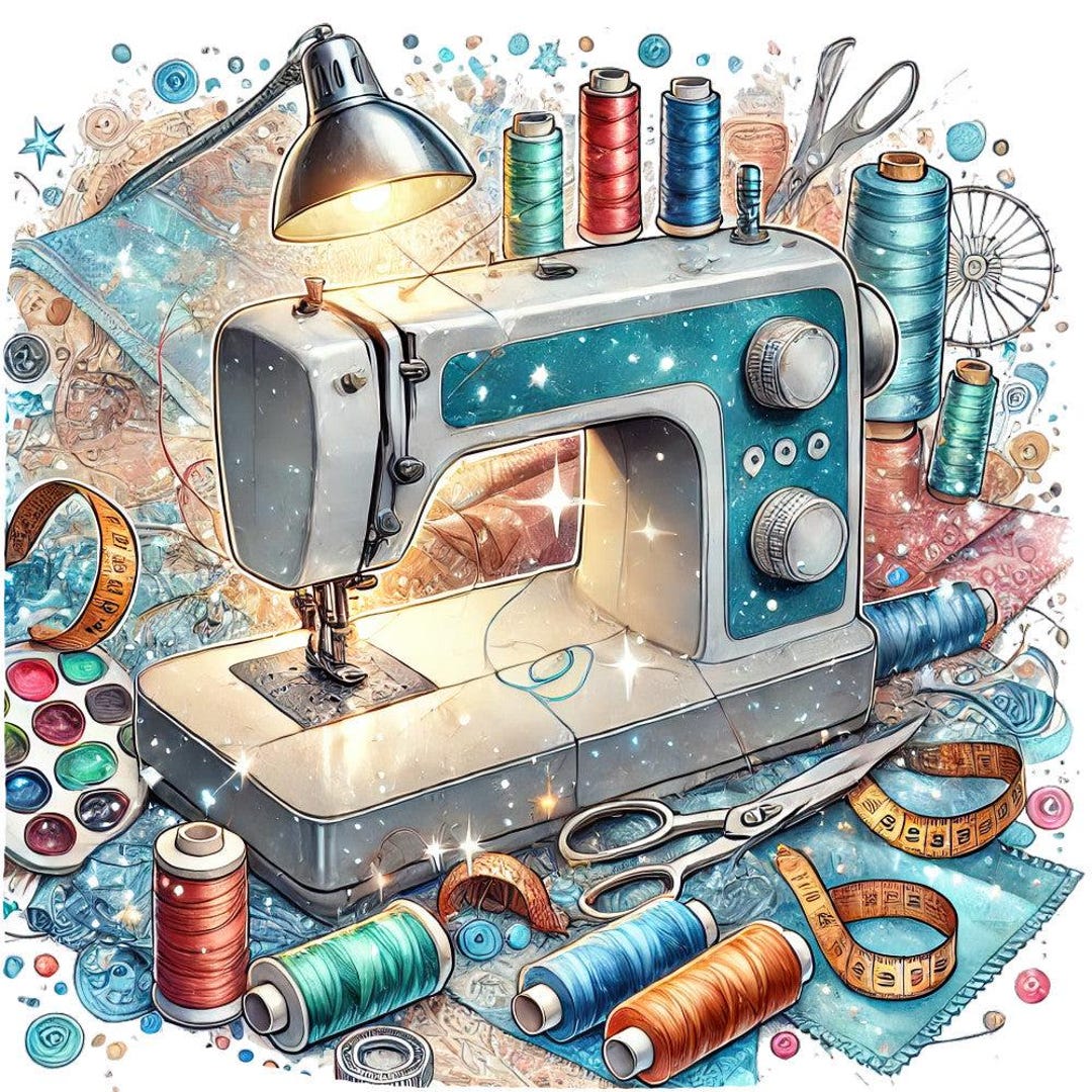 Sewing Scenes Fabric Panel 29 - Etsy