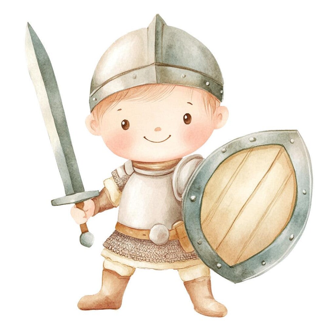 Cute Knight Fabric Panel 11 - Etsy