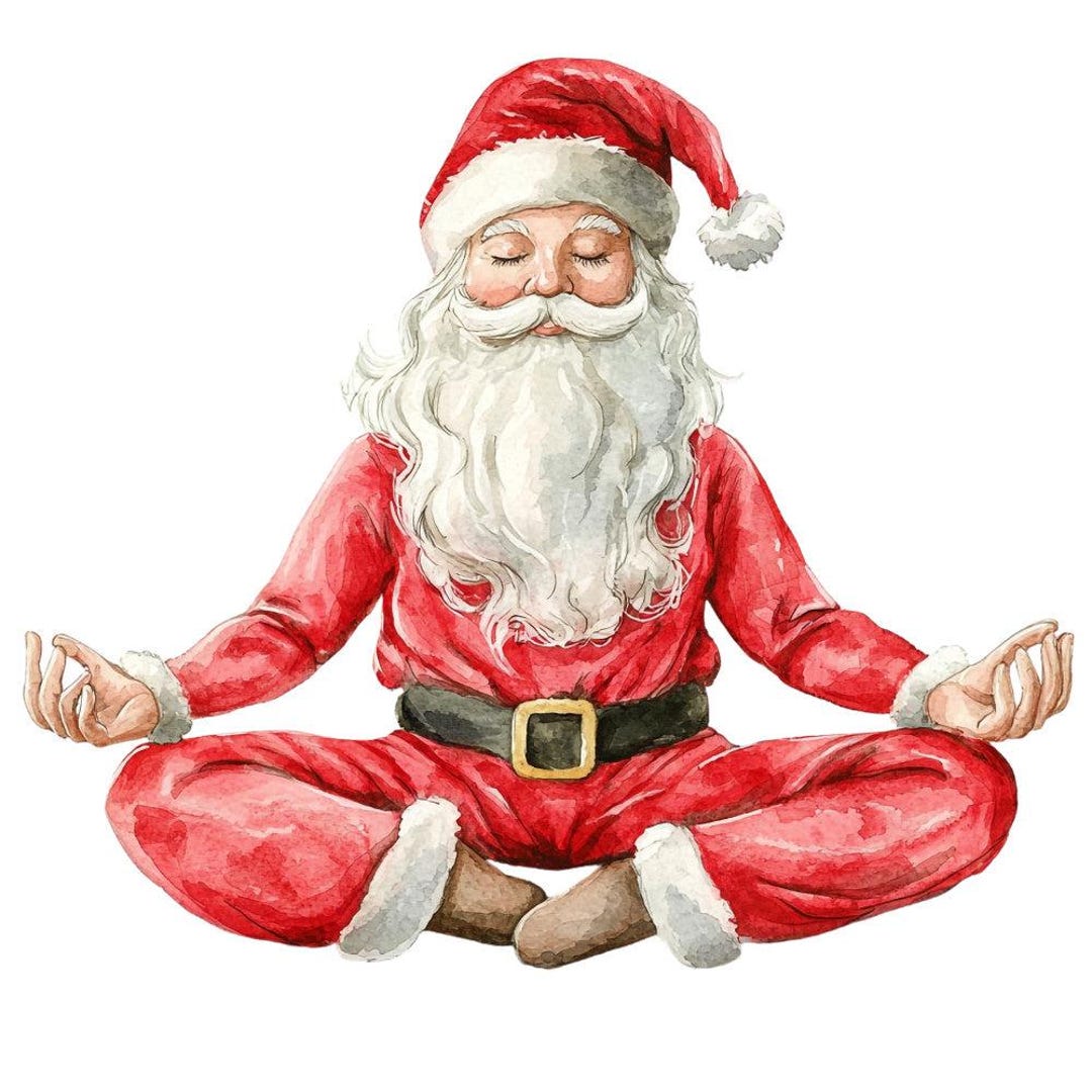 Santas Day off Fabric Panel 5 - Etsy