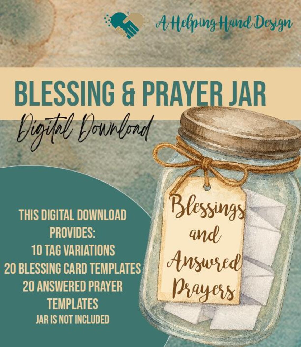 Blessing Jar | Answered Prayer Jar | Scripture Jar | DIY Craft - Etsy