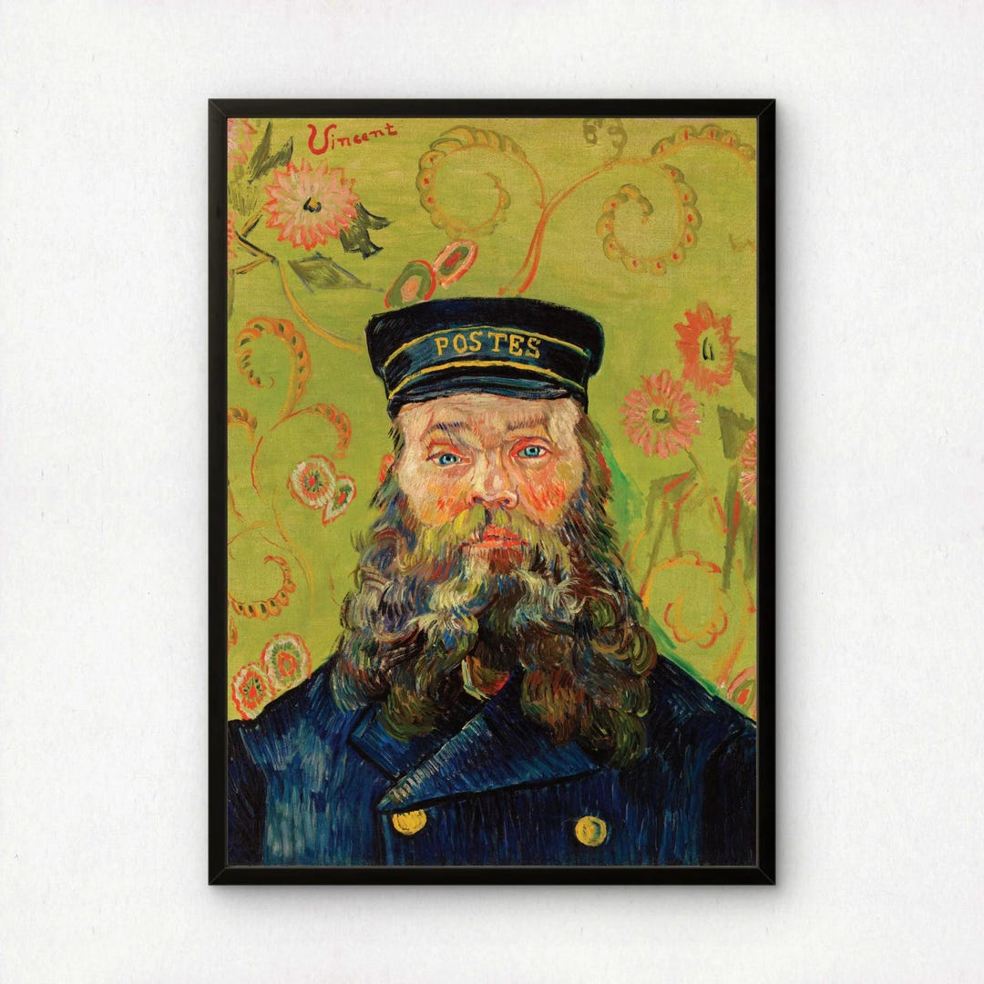 Van Gogh 'postman Roulin' Art Print | Museum Quality Giclée - Etsy