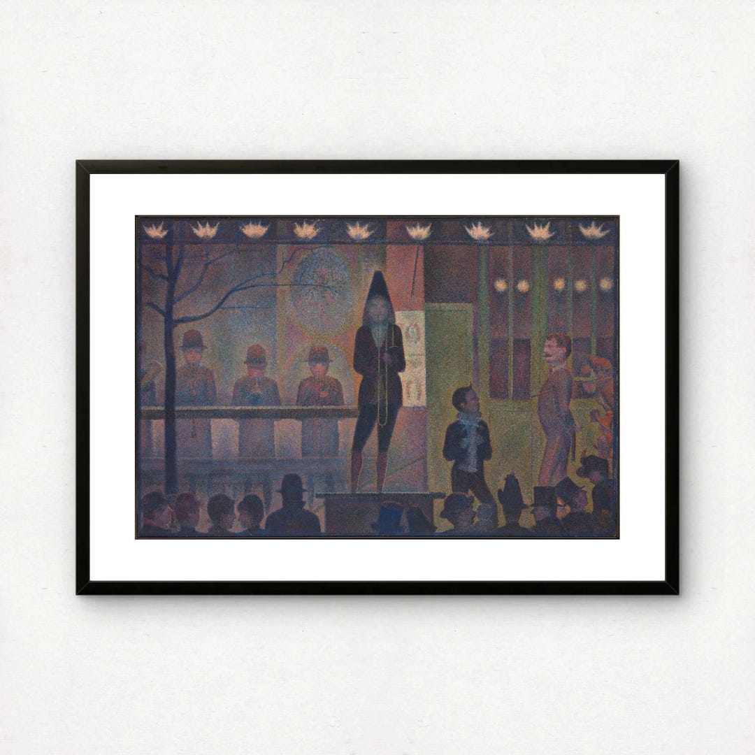 Circus Sideshow (parade De Cirque) by Georges Seurat | Fine Art Print ...