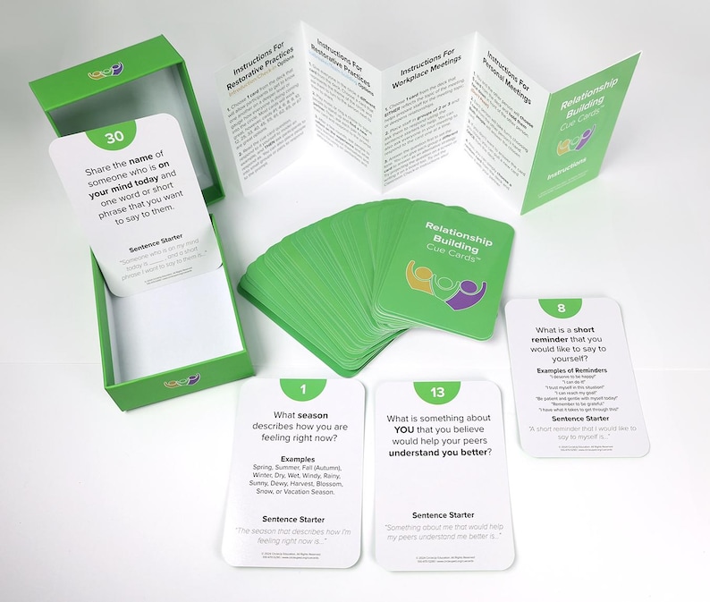 Relationship Building Cue Cards – 70 Conversation Starter Prompts for ...