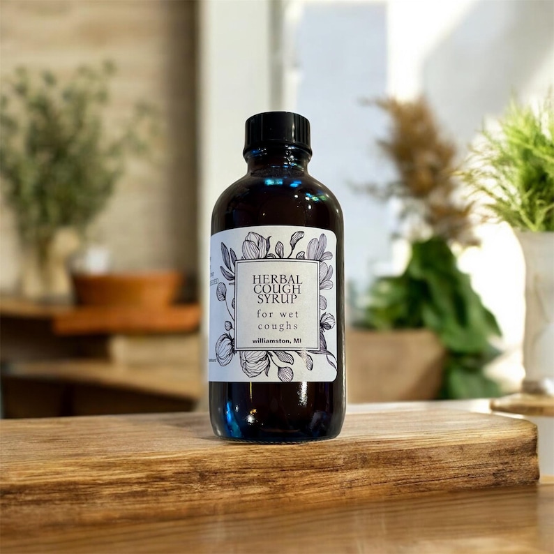 Organic Herbal (wet) Cough Syrup - Etsy