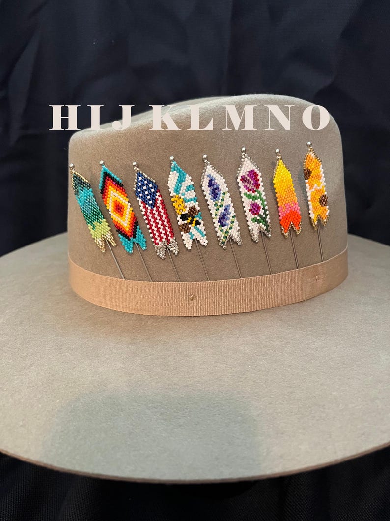 Beaded Hat/lapel Pin KIT - Please Specify by Letter or Name - Etsy