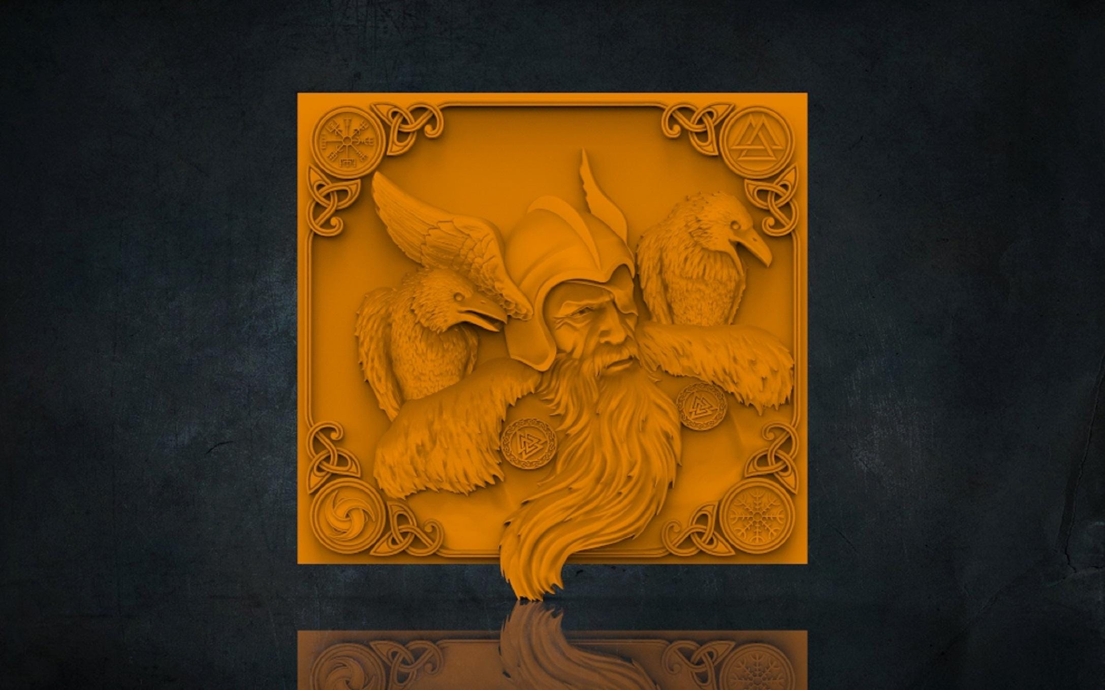Odin Norse God STL File - 3D Printable Model - Etsy Australia