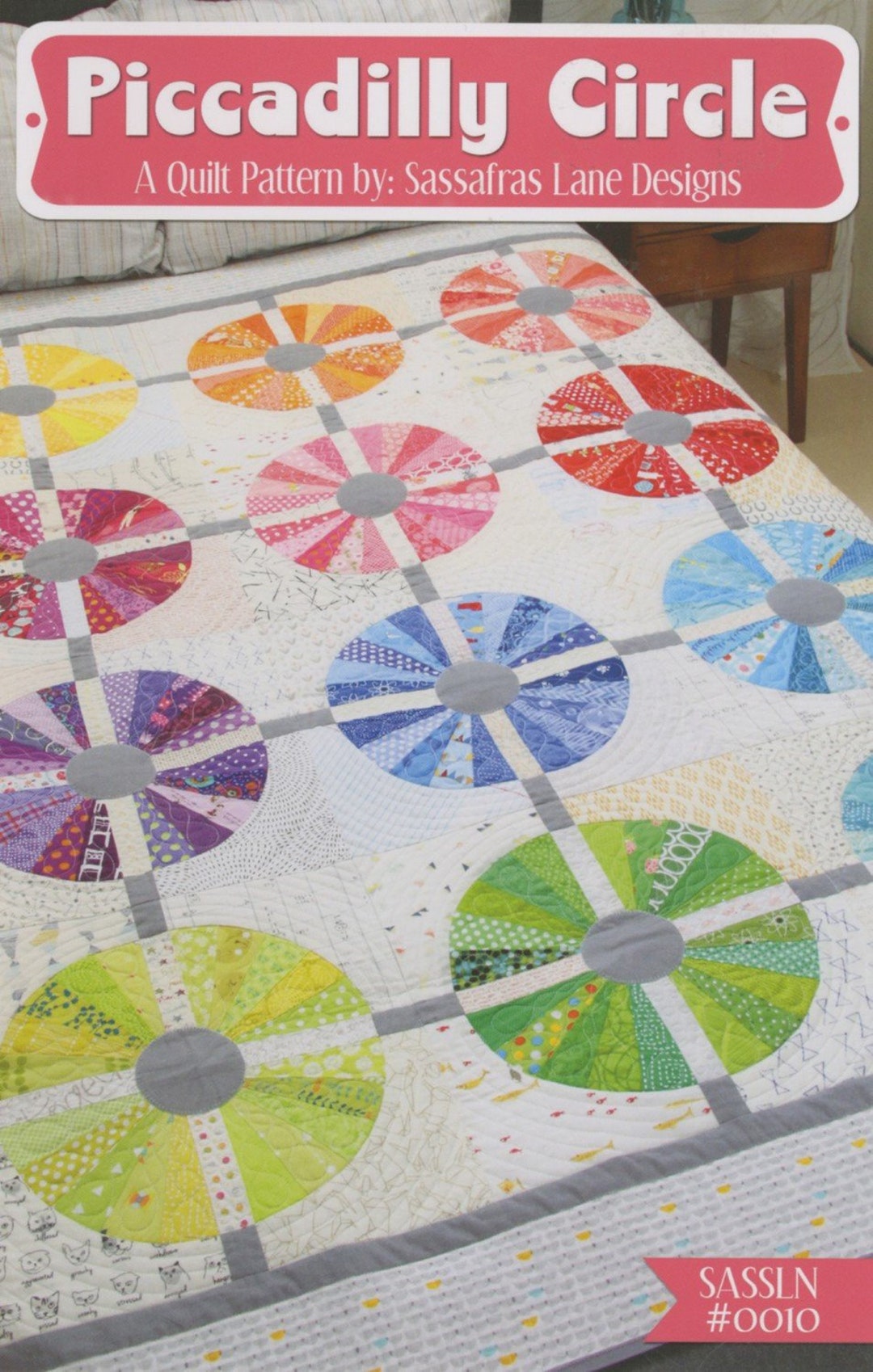 Piccadilly Circle Quilt PATTERN by Sassafras Lane Designs, Physical ...