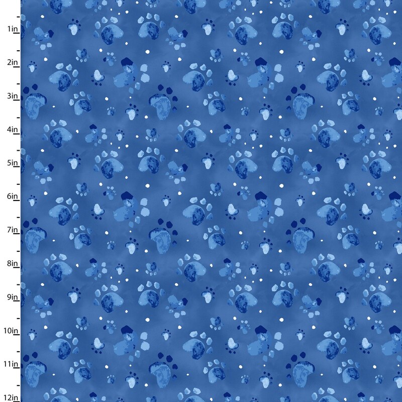 Blue Paw Print - Etsy