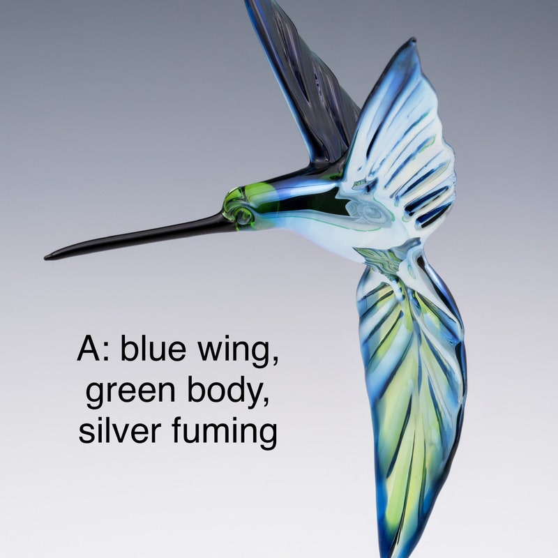 Glass Hummingbird - Etsy