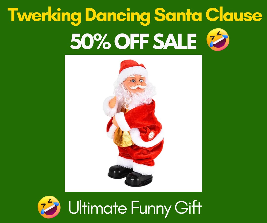 Viral Funny Twerking Dancing Santa Clause, Christmas Funny Gift Toy ...