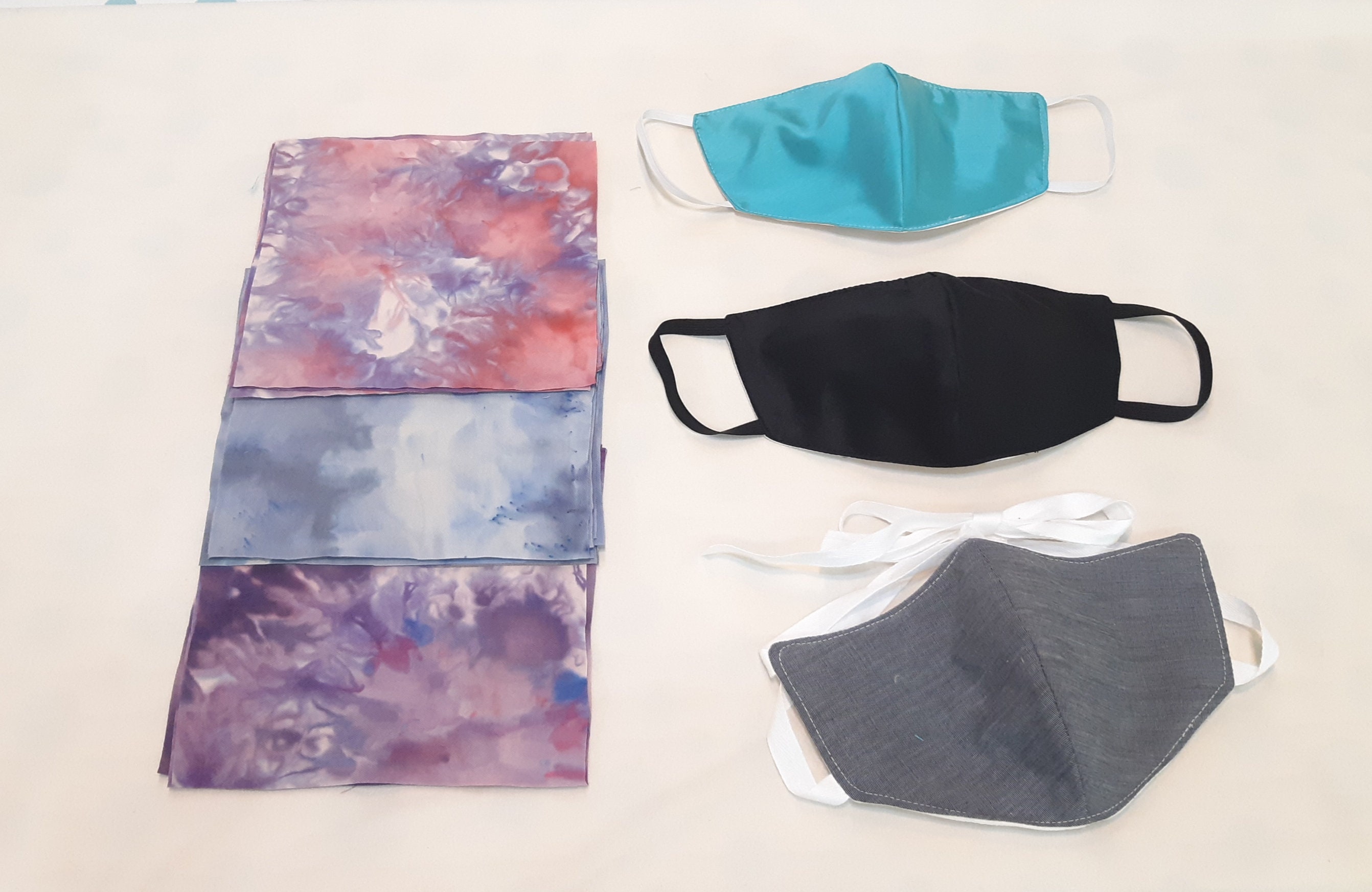 Handmade 3 Layer Face Mask - Etsy