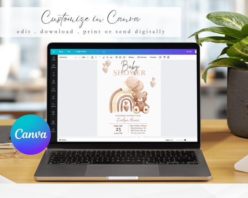 Baby Shower Printable | Gender Neutral Baby Shower | Instant Download ...