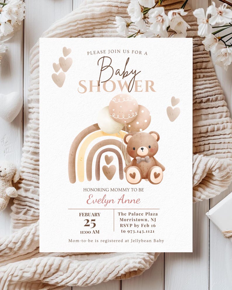 Baby Shower Printable | Gender Neutral Baby Shower | Instant Download ...