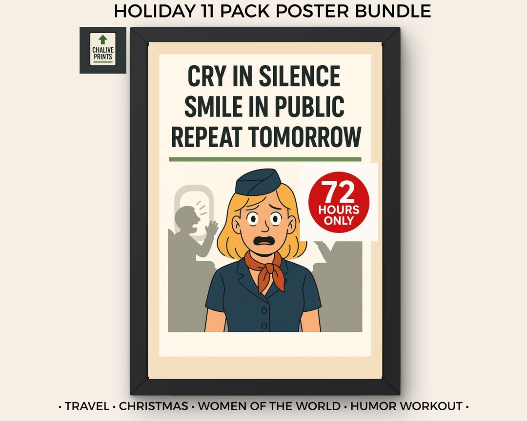 Dark Humor Printable Poster Set | Relatable Office & Retail Wall Art ...