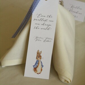 Peter Rabbit Bookmark, Beatrix Potter, Baby Shower, Book Shower, Easter ...