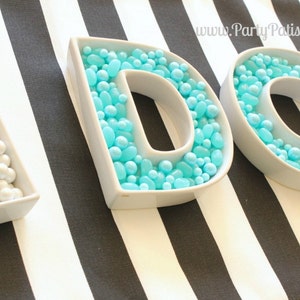 Ceramic Letter Dishes I Do - Etsy