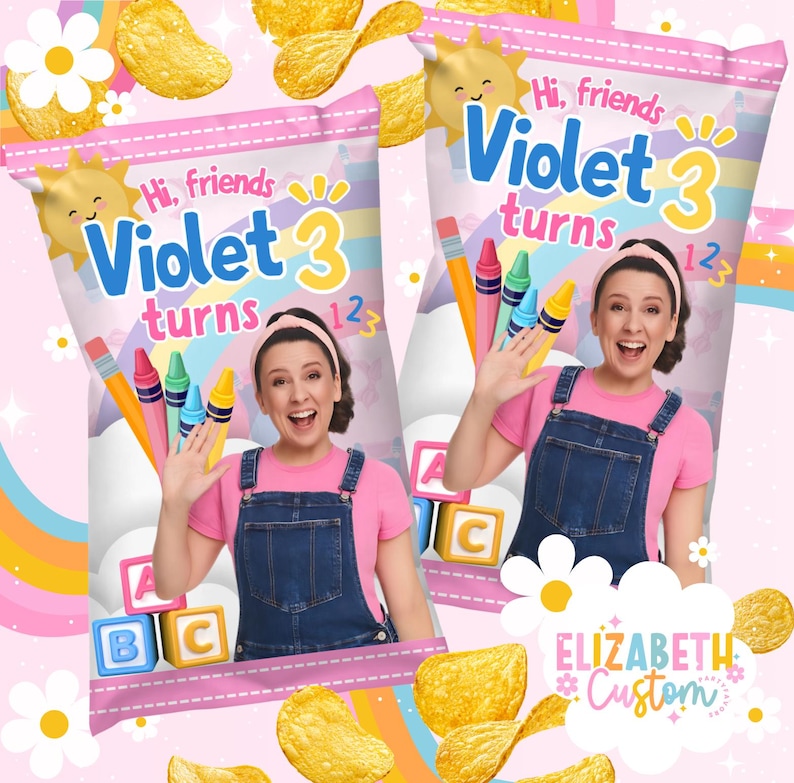 Ms Rachel Chipbag Ms Rachel Party Favors Ms Rachel Birthday Decorations ...