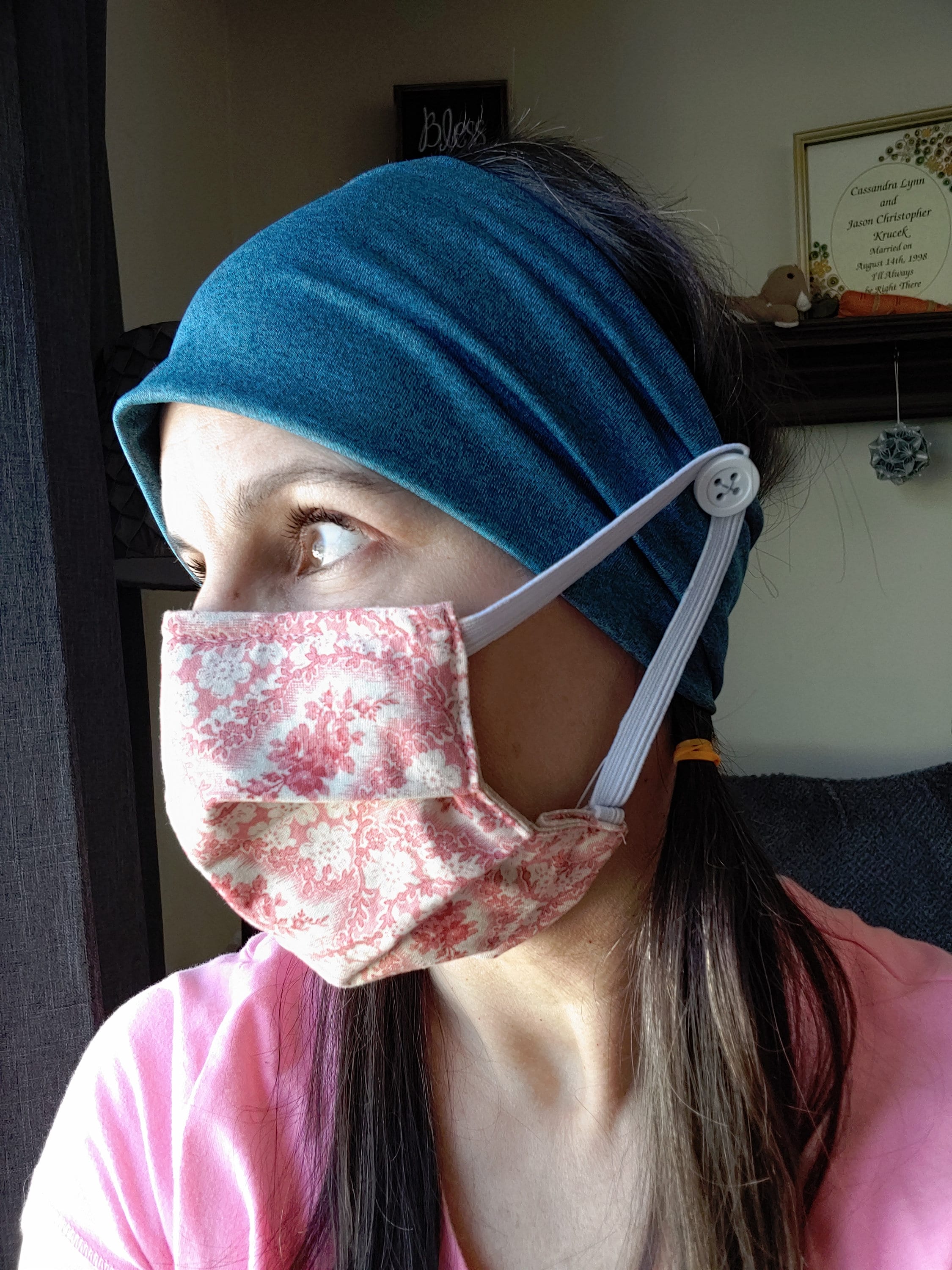 PDF Digital Headband Sewing Pattern, Stretch, Face Mask Headband ...