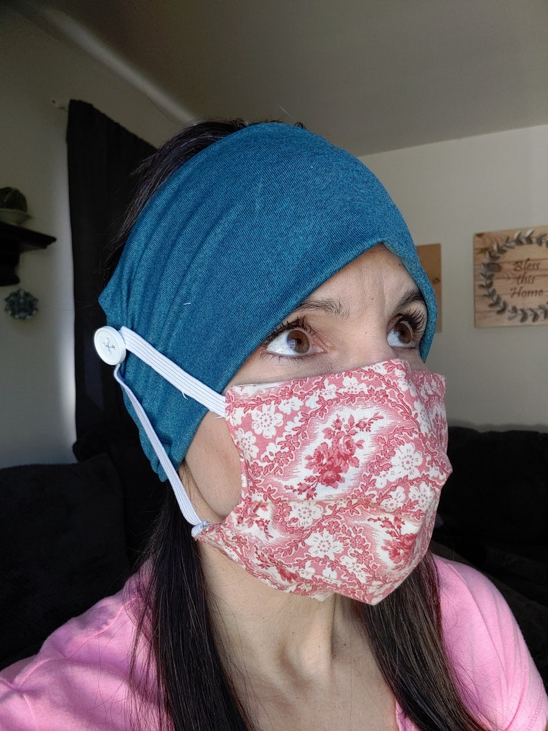 PDF Digital Headband Sewing Pattern Stretch Face Mask - Etsy