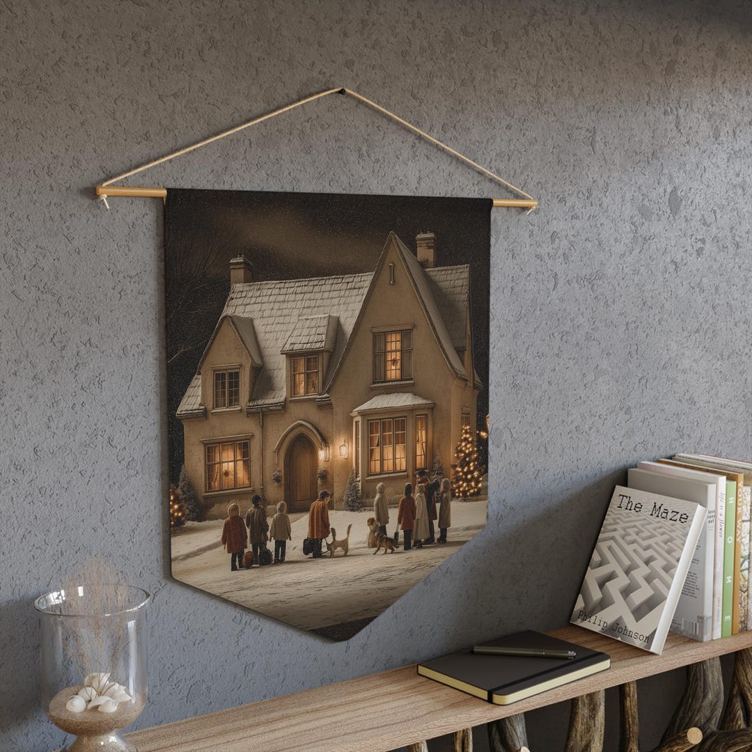 Winter Wonderland Pennant | Cozy Home Decor, Holiday Wall Hanging ...