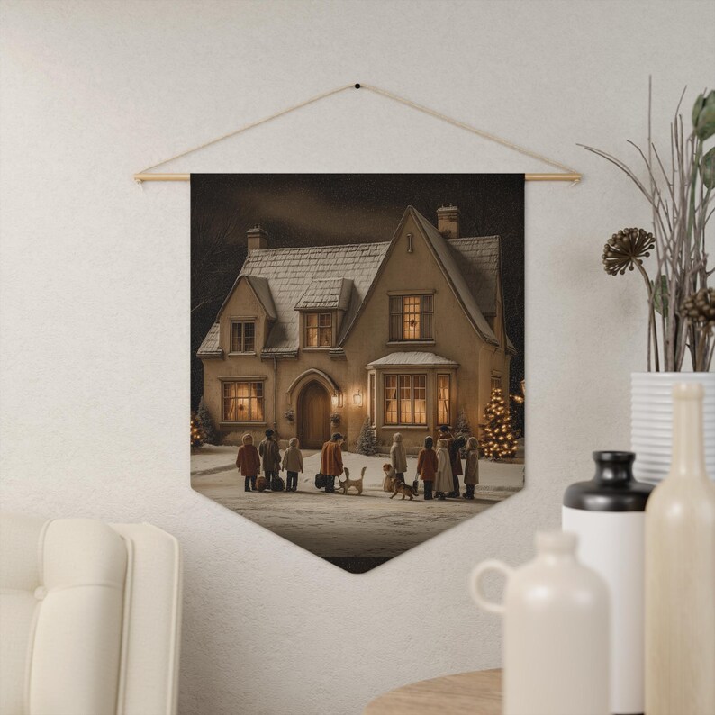 Winter Wonderland Pennant | Cozy Home Decor, Holiday Wall Hanging ...