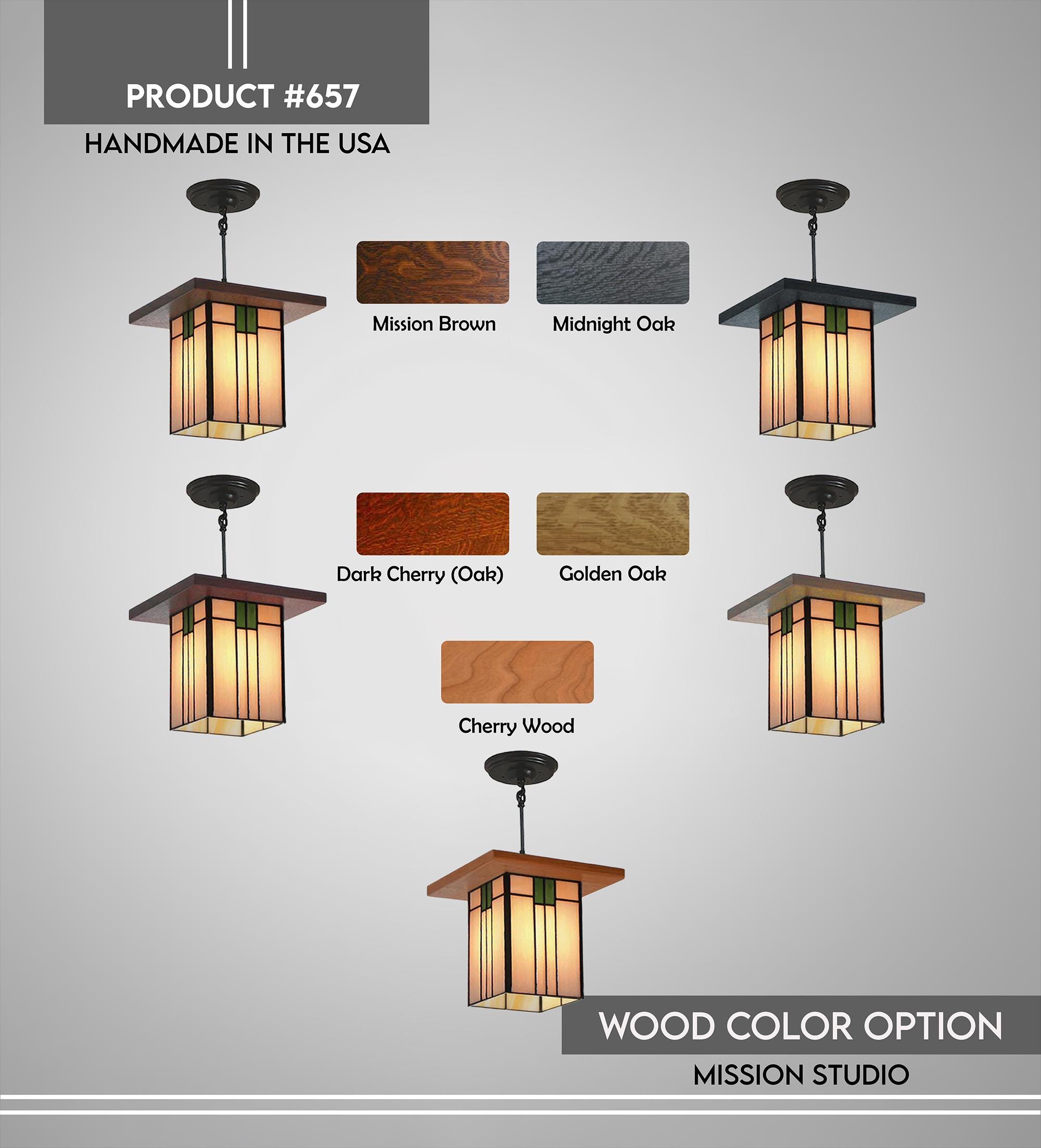 Mission Style Prairie Lantern – Artisan Pendant Light – Hand-rolled ...