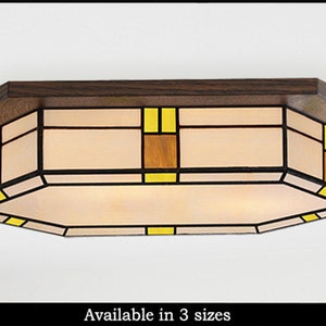Contemporary Flush Craftsman Light - Etsy