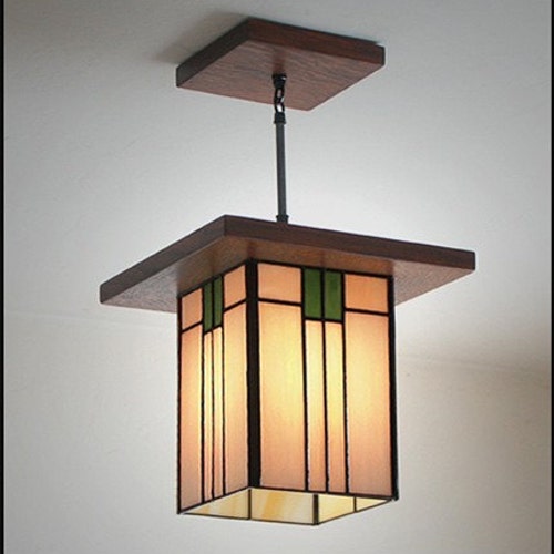 Mission Style Prairie Chandelier Light Fixture - Etsy