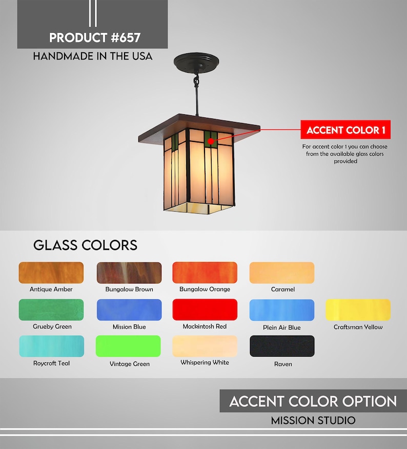 Mission Style Prairie Lantern – Artisan Pendant Light – Hand-rolled ...