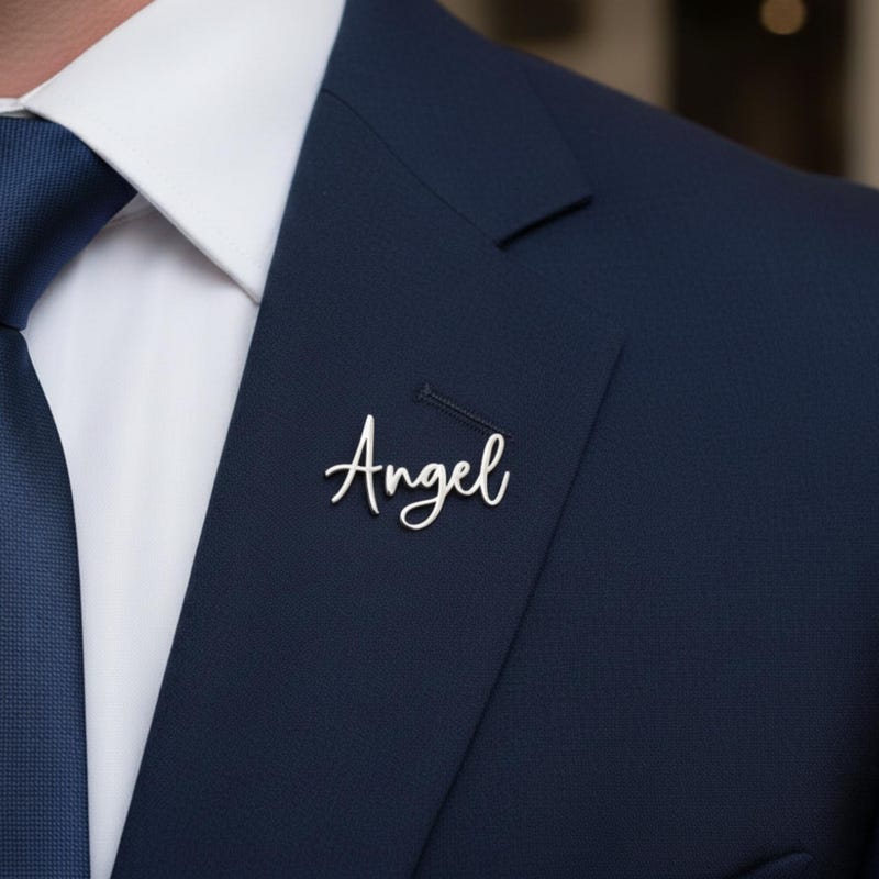 Gold Luxury Logo Pin - Etsy
