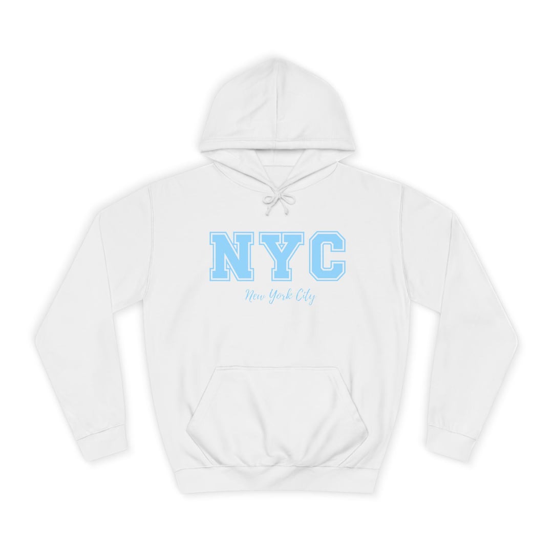 NYC Varsity Letters Hoodie | Collegiate City Sweatshirt - Etsy