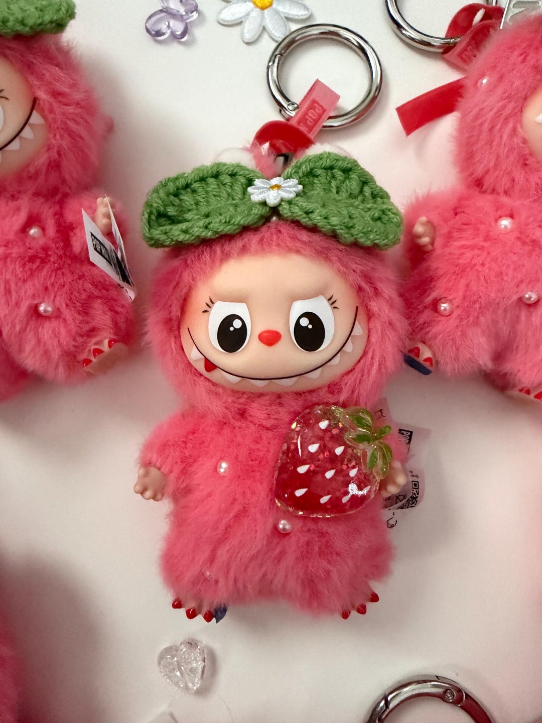 NEW Mini Strawberry Bubu PFL Labubu - Etsy