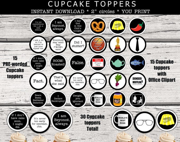 The Office Themed Food Labels Printable | the Office Theme Party ...