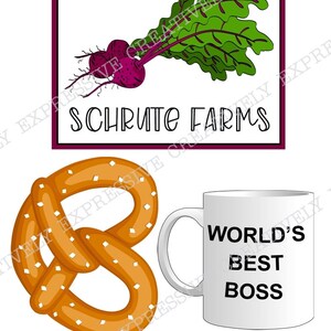 The Office TV Show Inspired Photo Booth Props. Tv Series Inspired Props ...