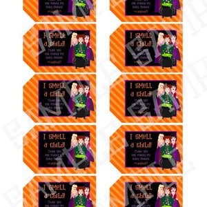 Halloween Party Thank You Tags. Hocus Pocus Inspired Favor Tags. I Put ...