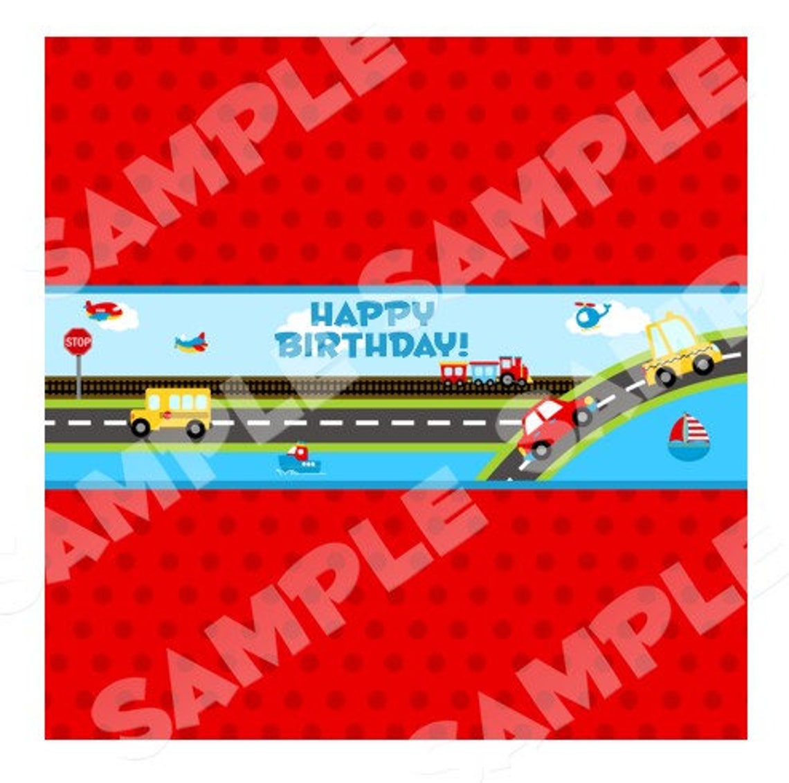 Transportation Birthday Party Candy Bar Wrappers, Transportation Baby ...